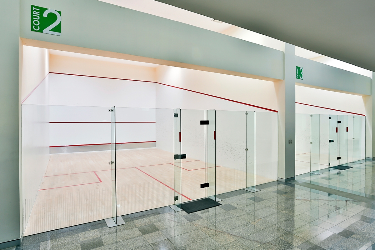 Courtwall Squash Glass Wall Systems - SEARA Sports Systems